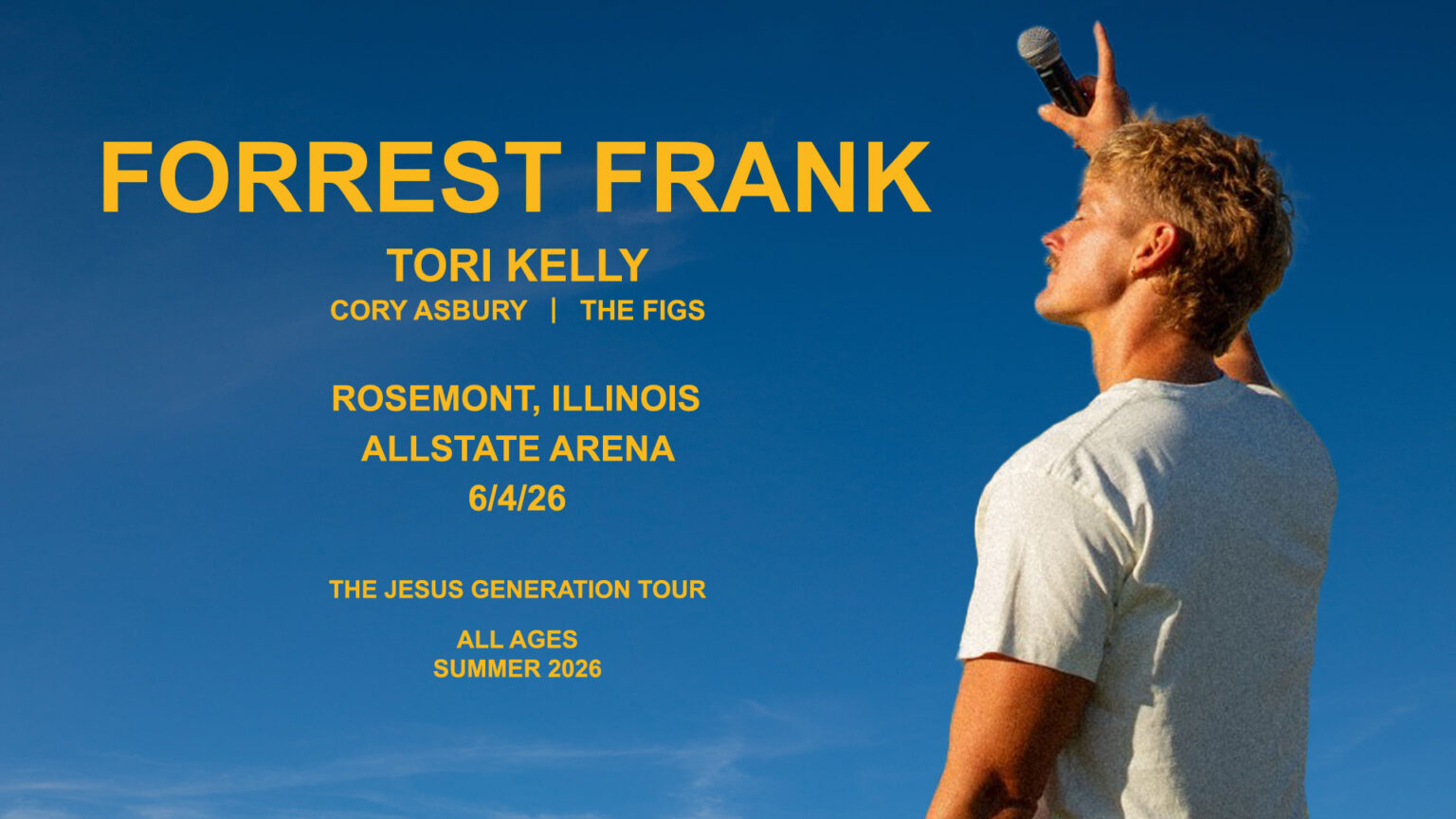 Forrest Frank: The Jesus Generation Tour – Allstate Arena